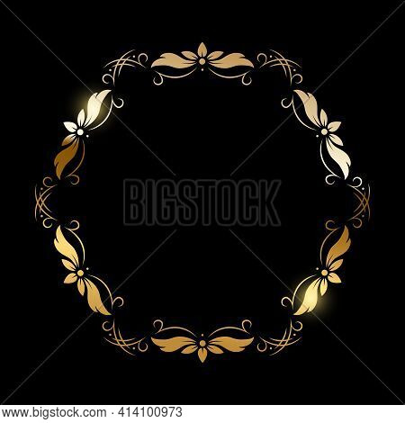 Gold Flower Pattern Vector & Photo (Free Trial) | Bigstock