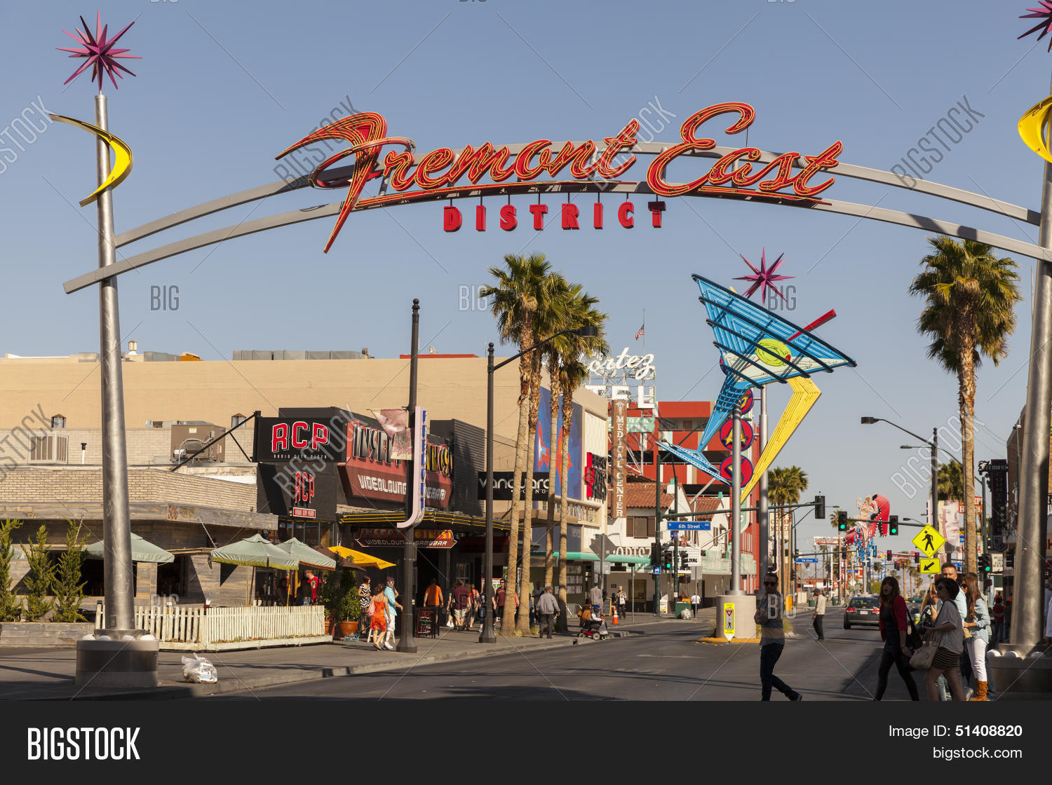 Fremont East Sign Las Image & Photo (Free Trial) | Bigstock