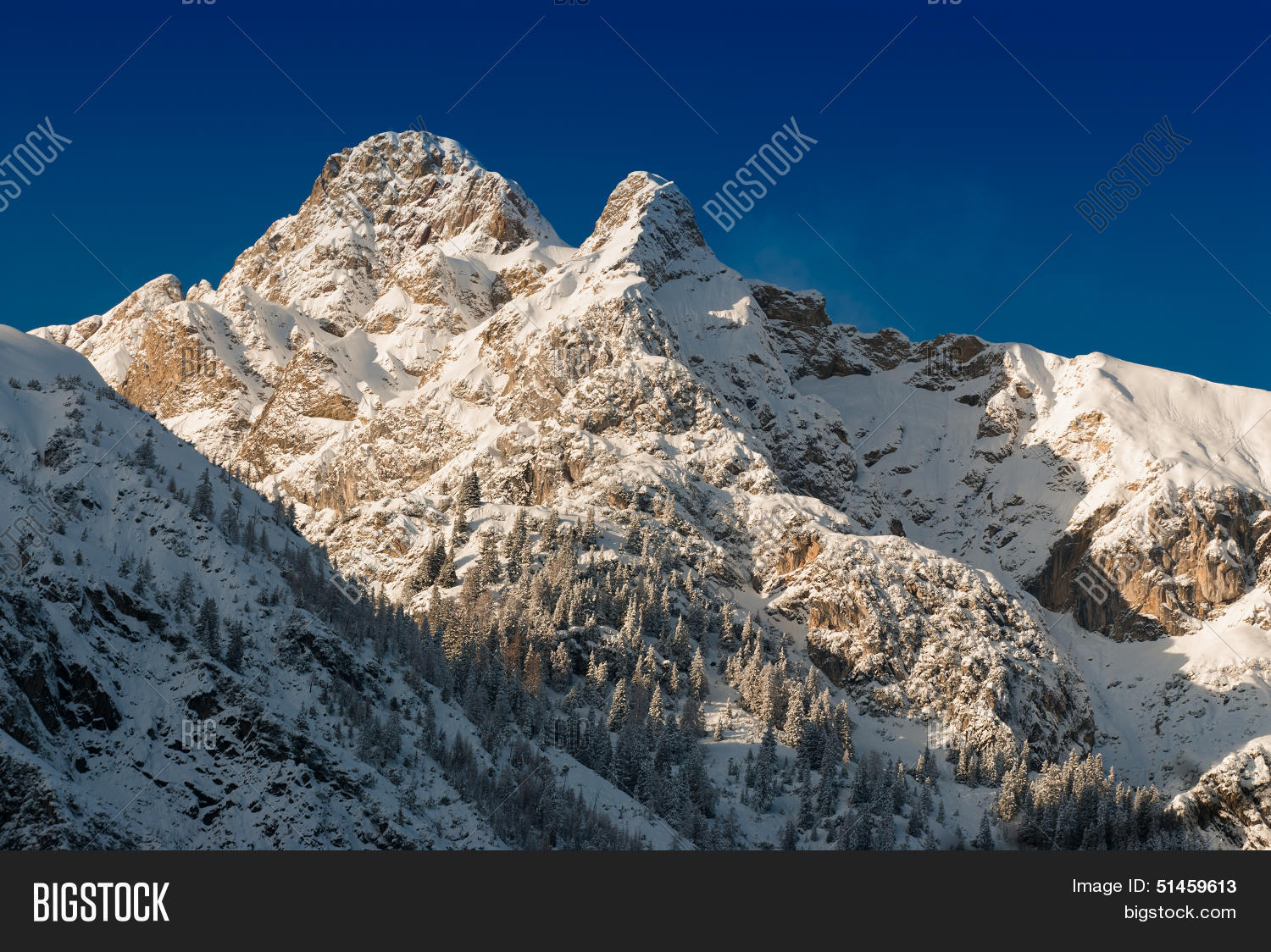 Snowy Mountain Peak - Image & Photo (Free Trial) | Bigstock