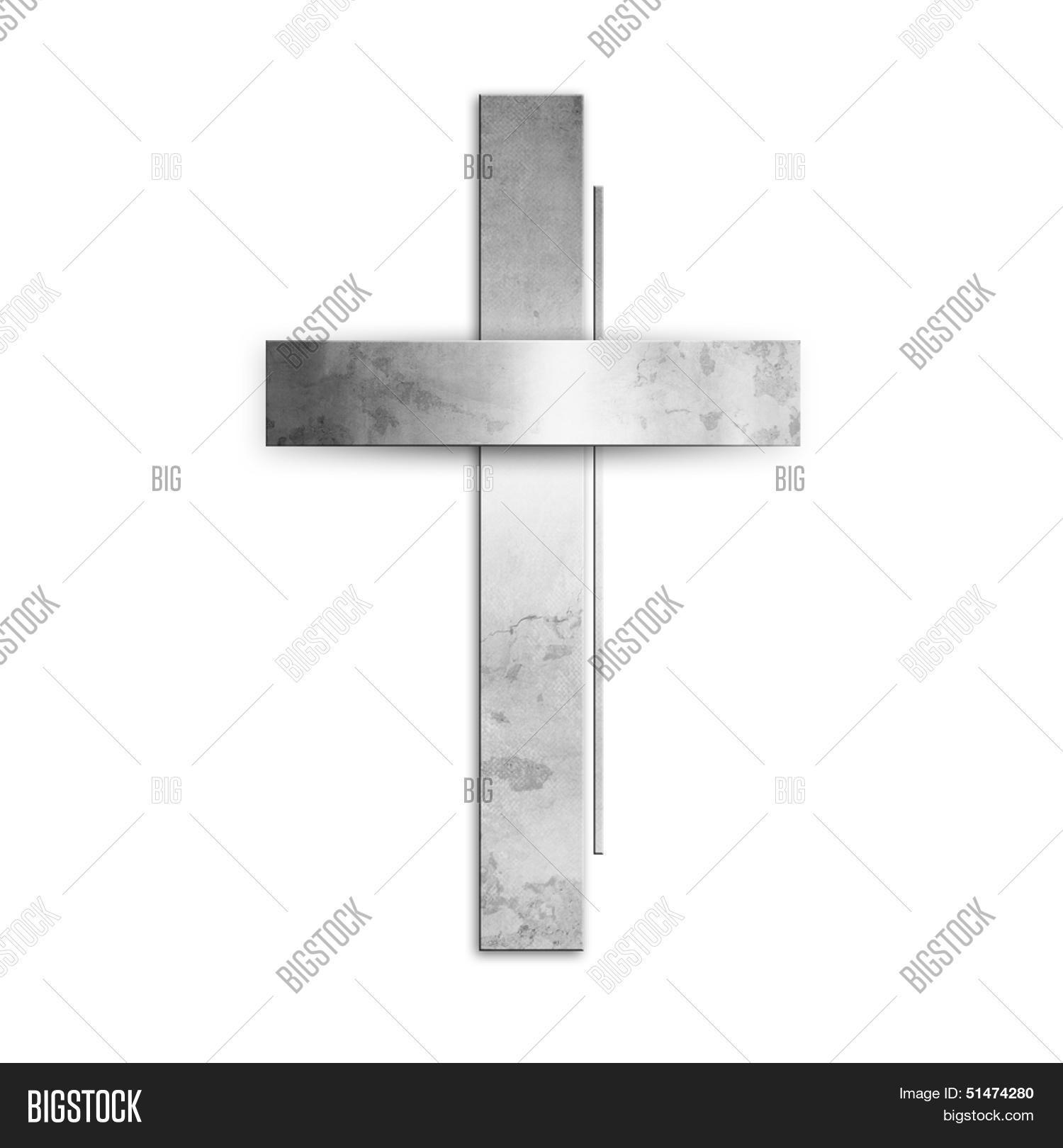 Silver Christian Cross Image & Photo (Free Trial) | Bigstock