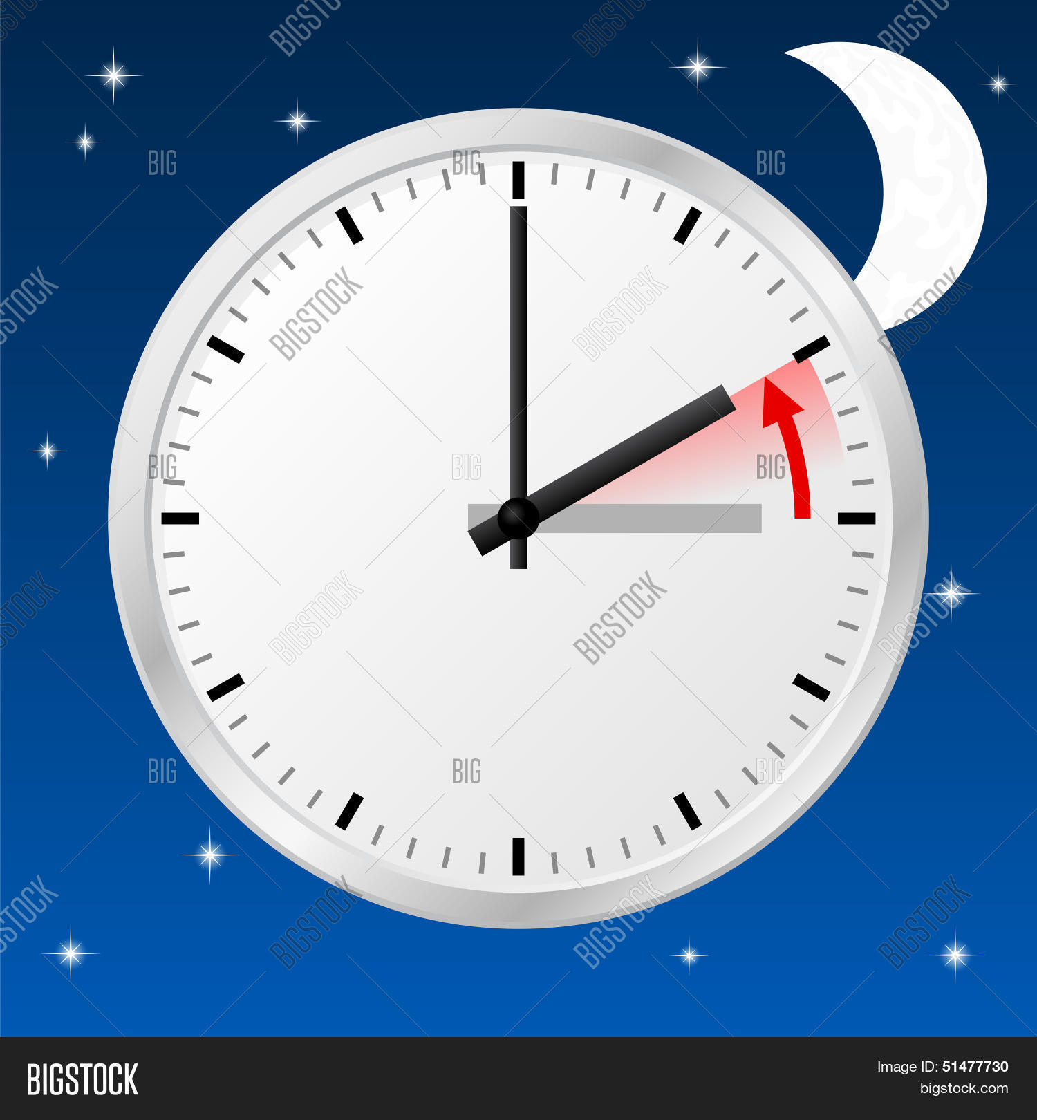 Time Change Standard Vector & Photo (Free Trial) | Bigstock