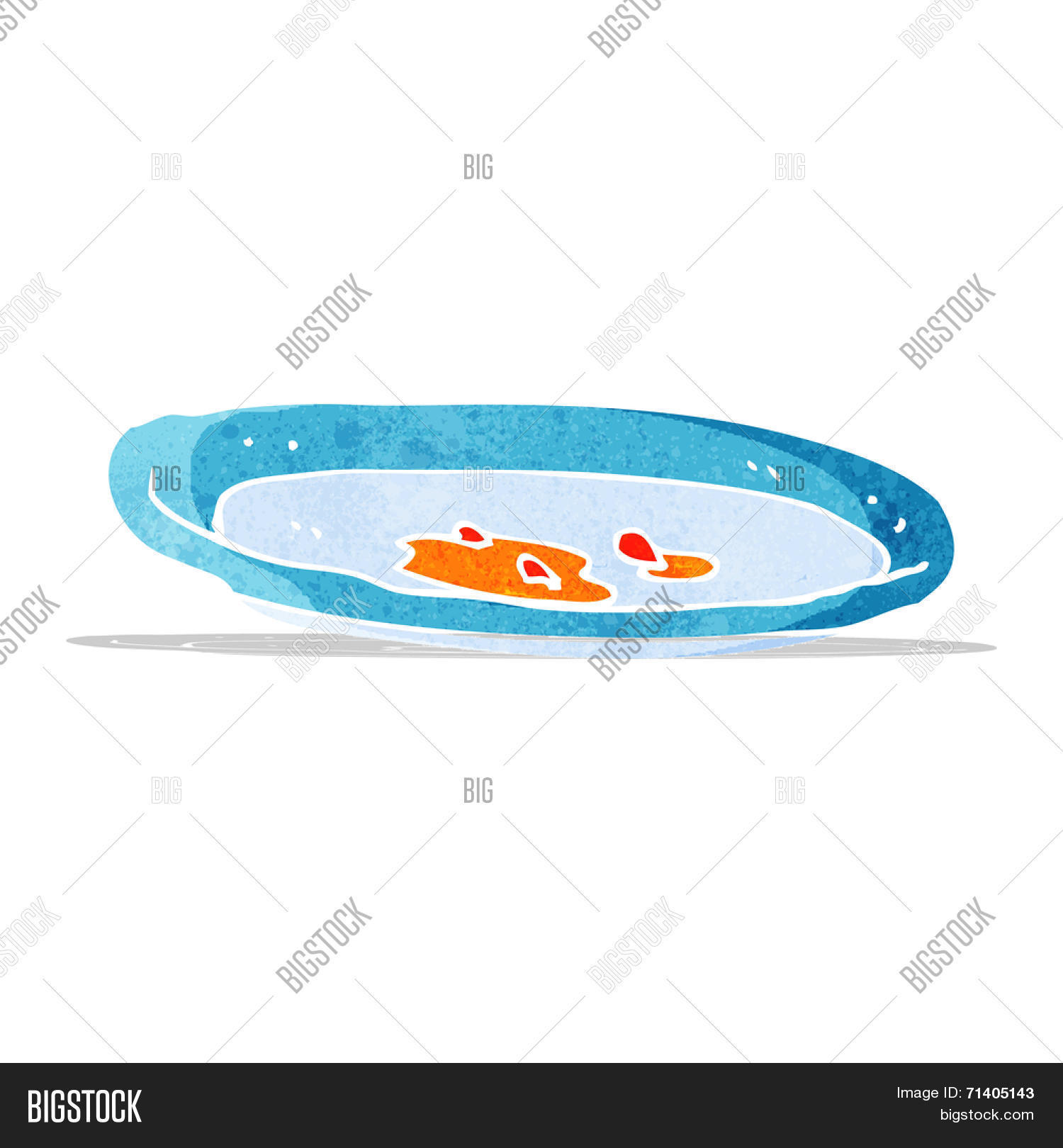 Cartoon Empty Plate Vector & Photo (Free Trial) | Bigstock