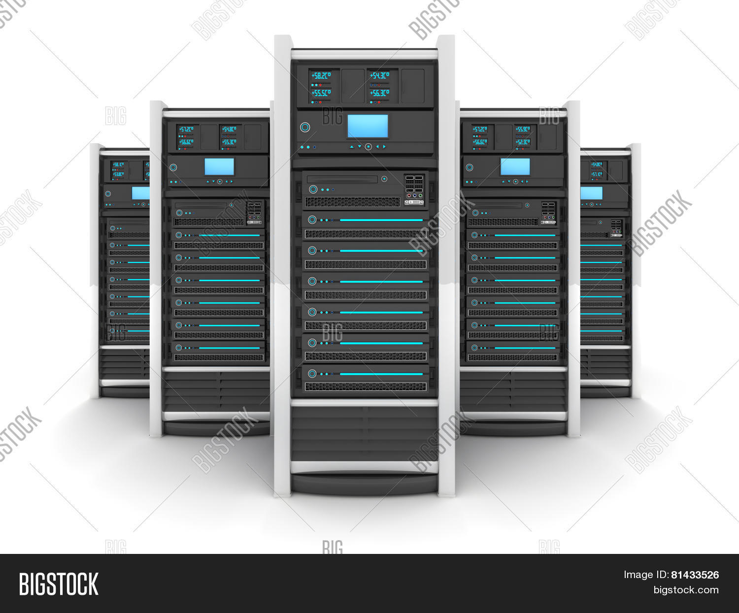 Five Big Server Image & Photo (Free Trial) | Bigstock