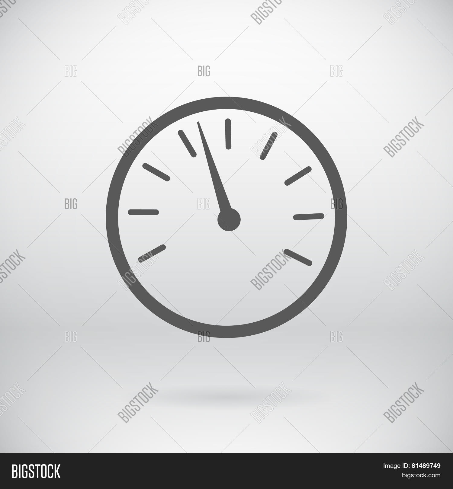 Flat Speedometer Sign Vector & Photo (Free Trial) | Bigstock