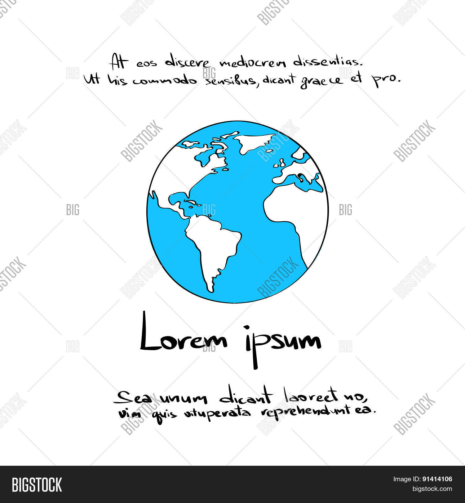 Globe Logo Blue World Vector & Photo (Free Trial) | Bigstock