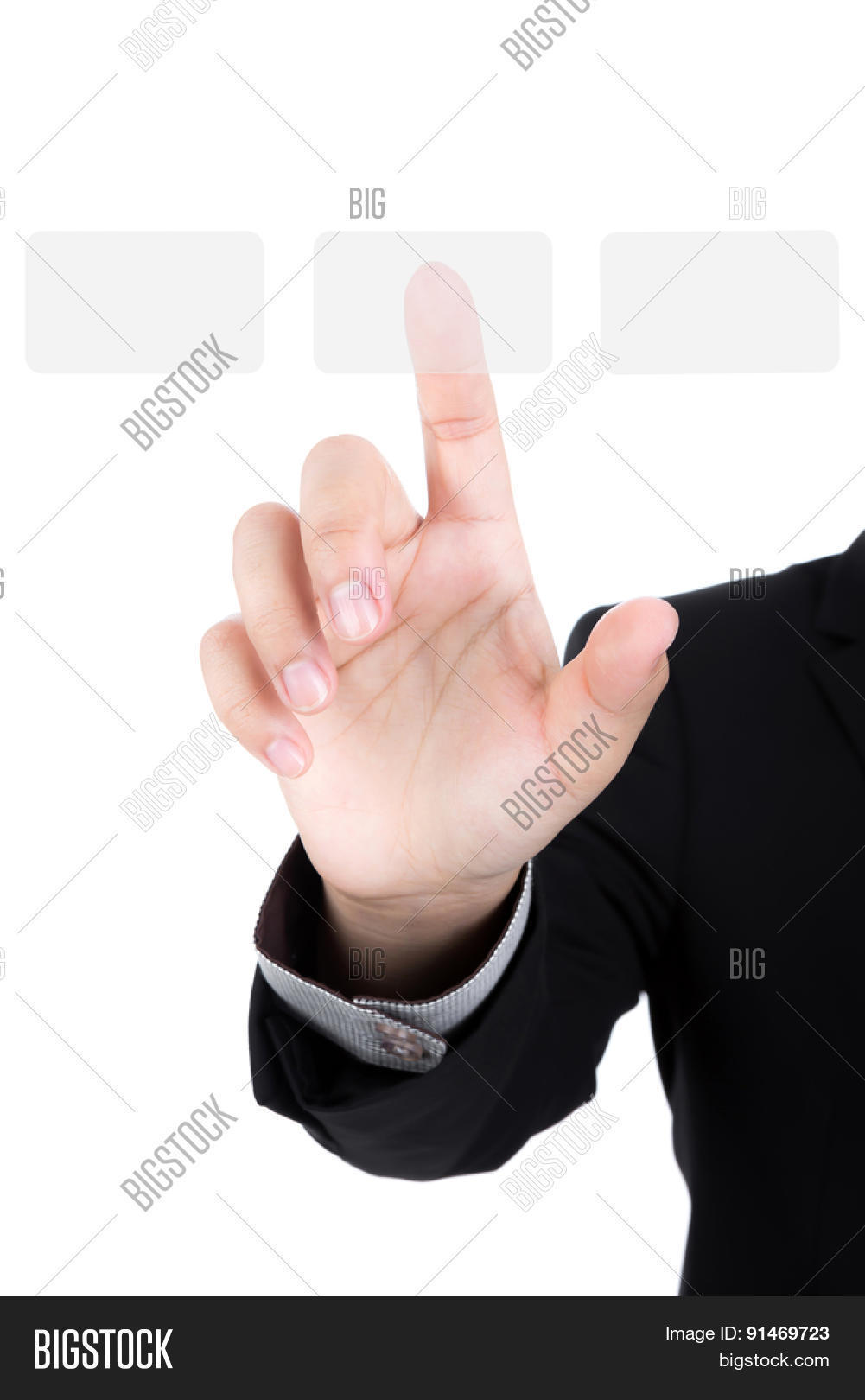 Business Hand Pushing Image & Photo (Free Trial) | Bigstock
