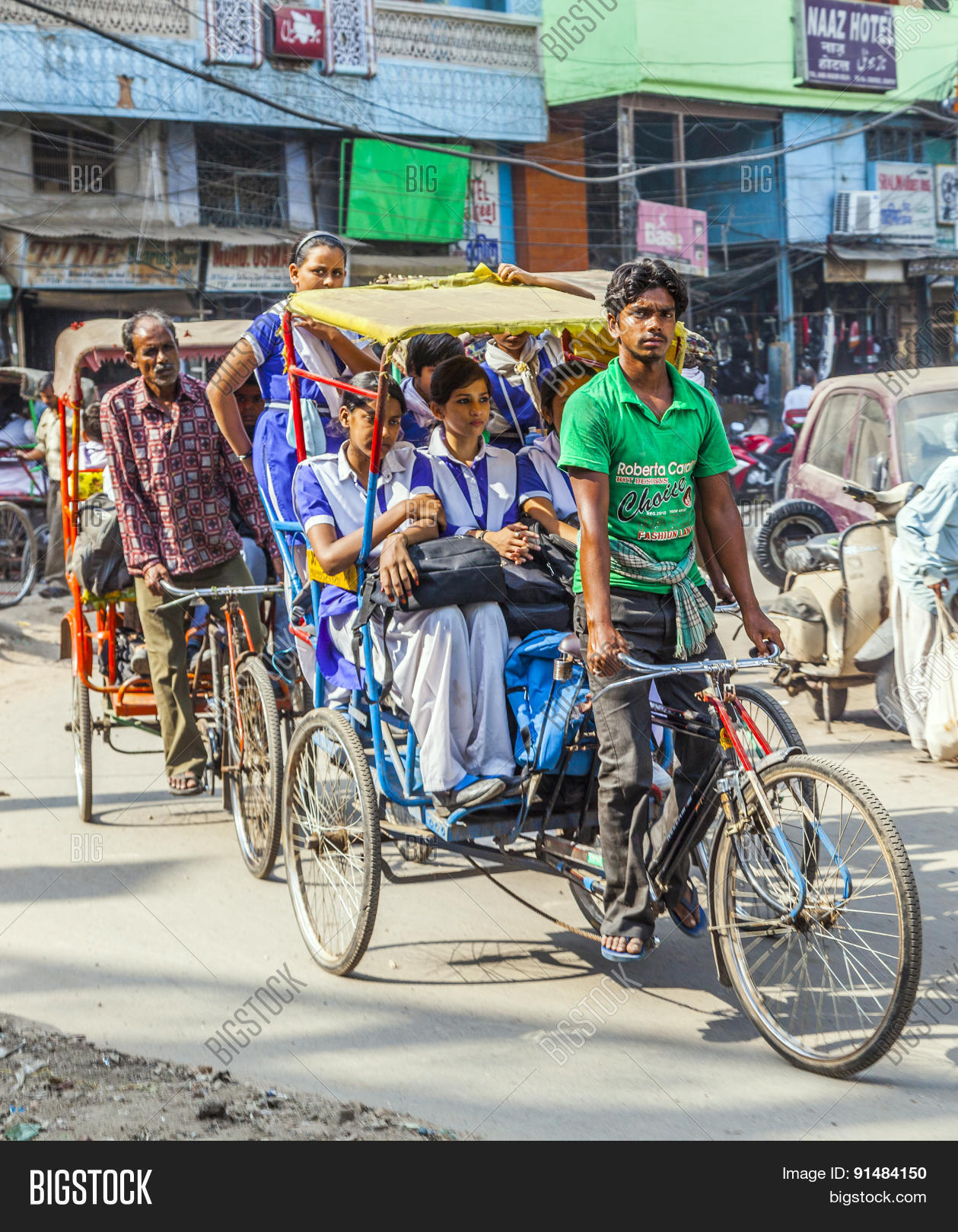 Rickshaw Rider Image & Photo (Free Trial) | Bigstock
