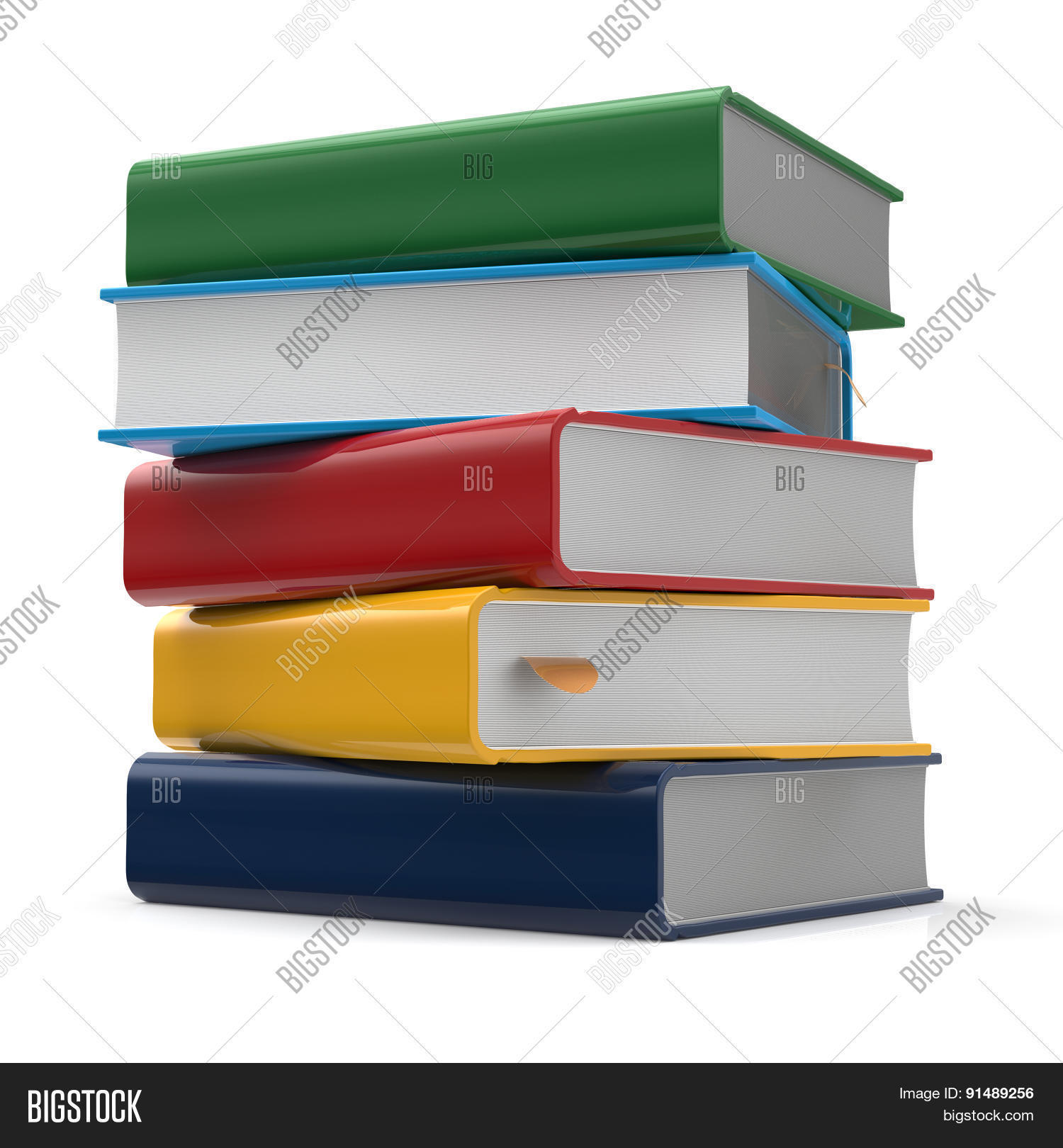 Book Blank Stack Books Image & Photo (Free Trial) | Bigstock