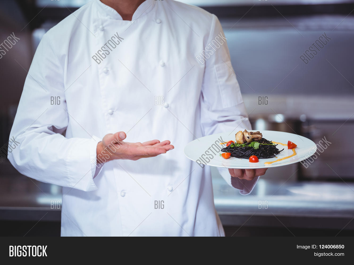 Chef Showing His Dish Image & Photo (Free Trial) | Bigstock