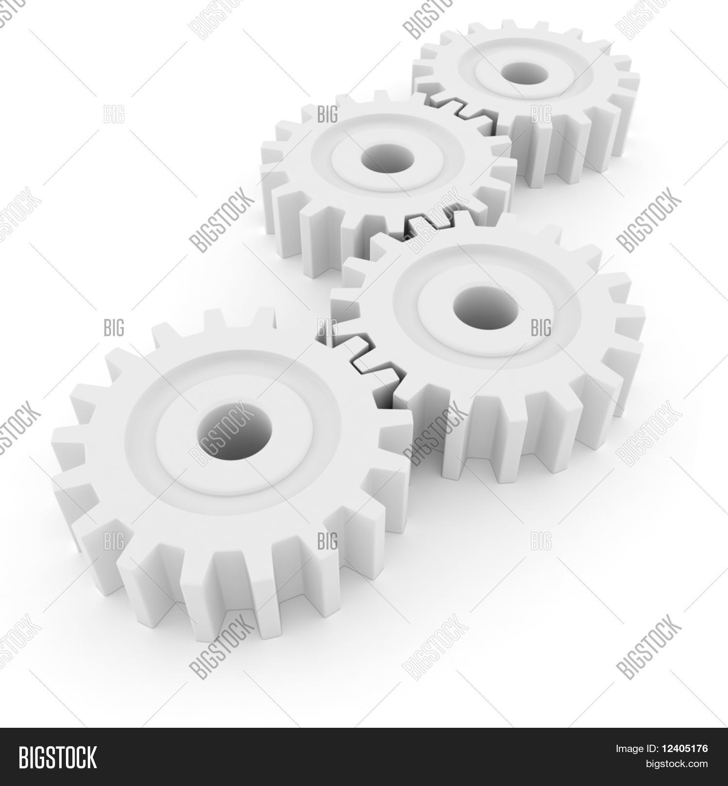 3d Gear Wheel Isolated Image & Photo (Free Trial) | Bigstock