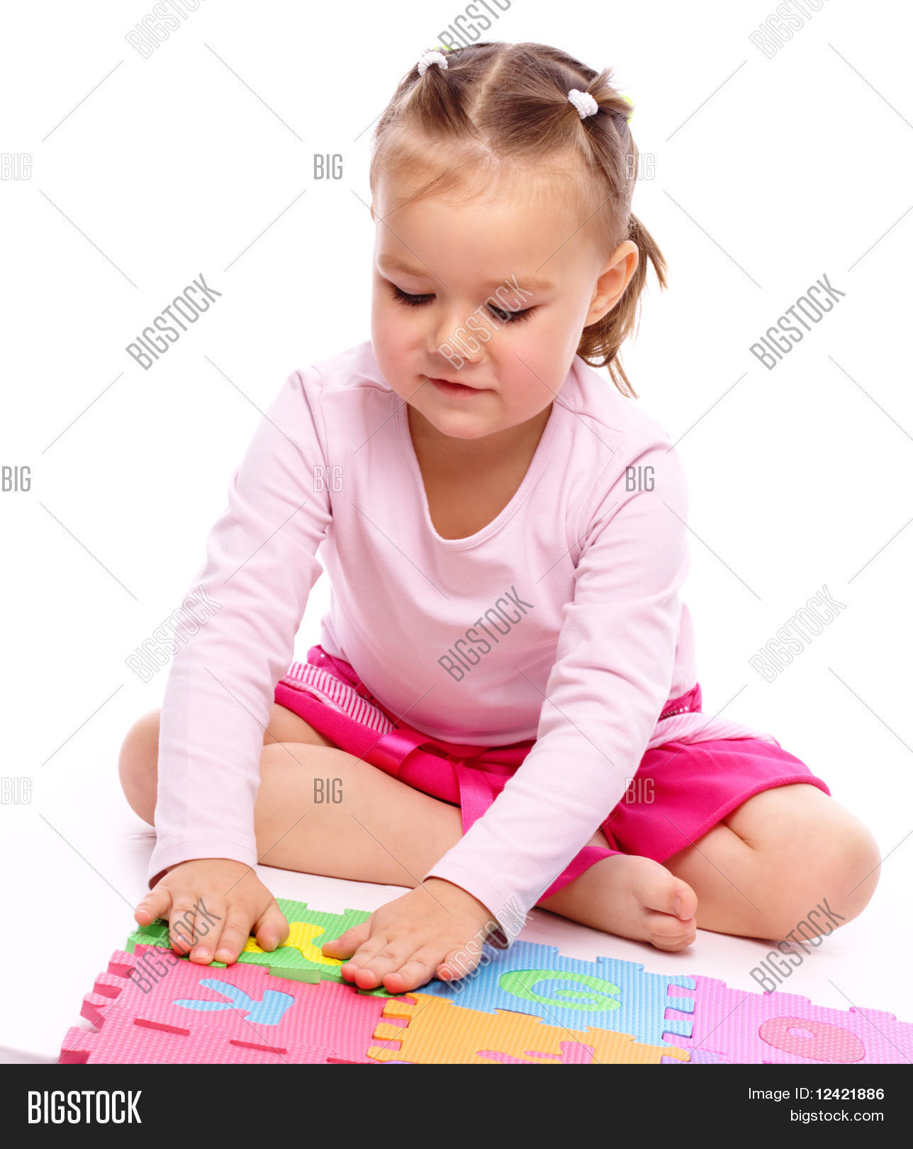 Little Girl Alphabet Image & Photo (Free Trial) | Bigstock