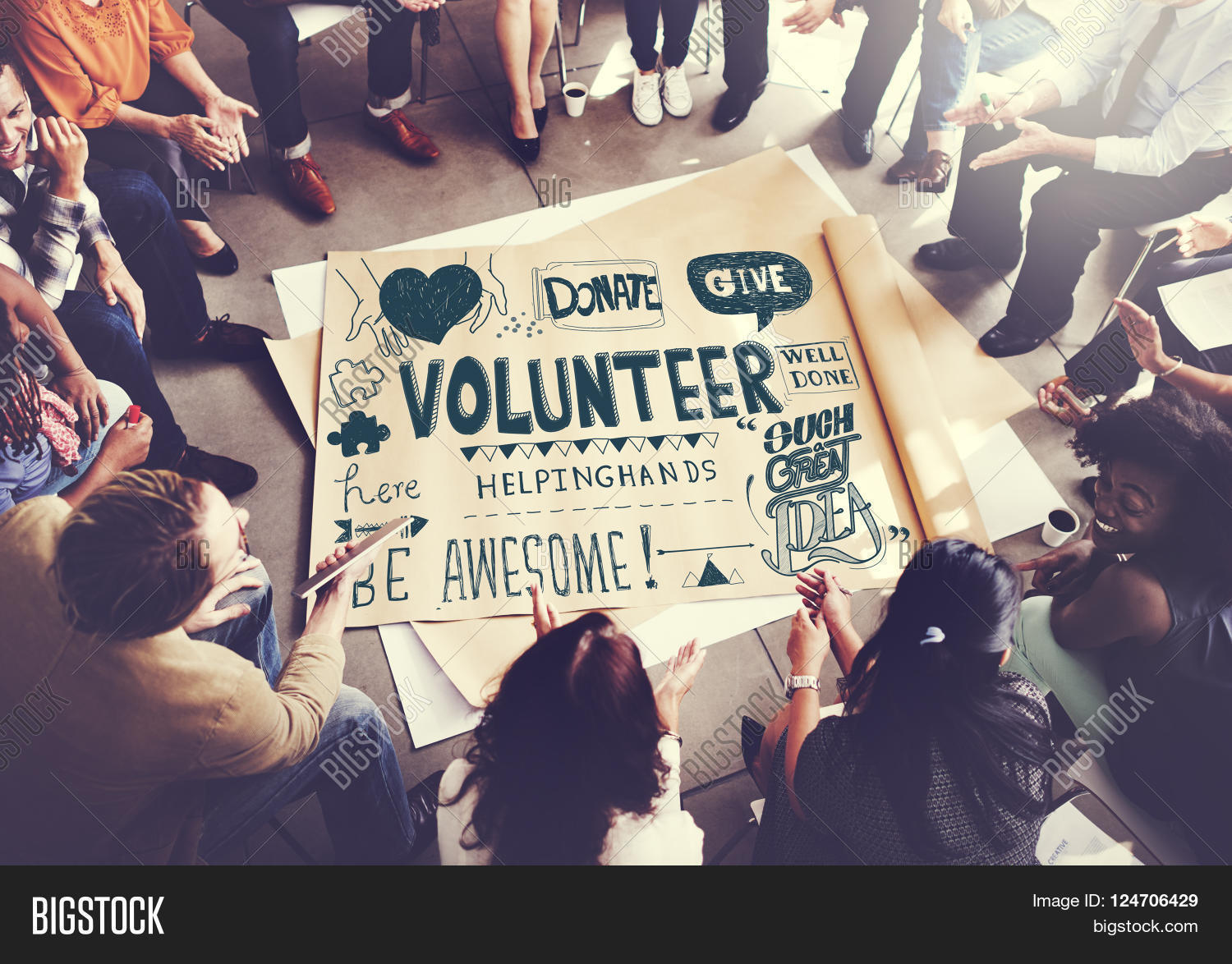 Volunteer Charity Image & Photo (Free Trial) | Bigstock