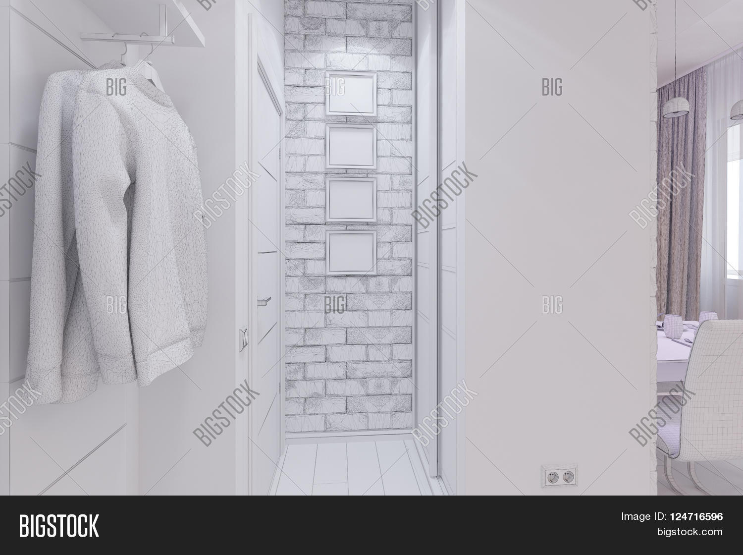3D Render Entrance Image & Photo (Free Trial) | Bigstock