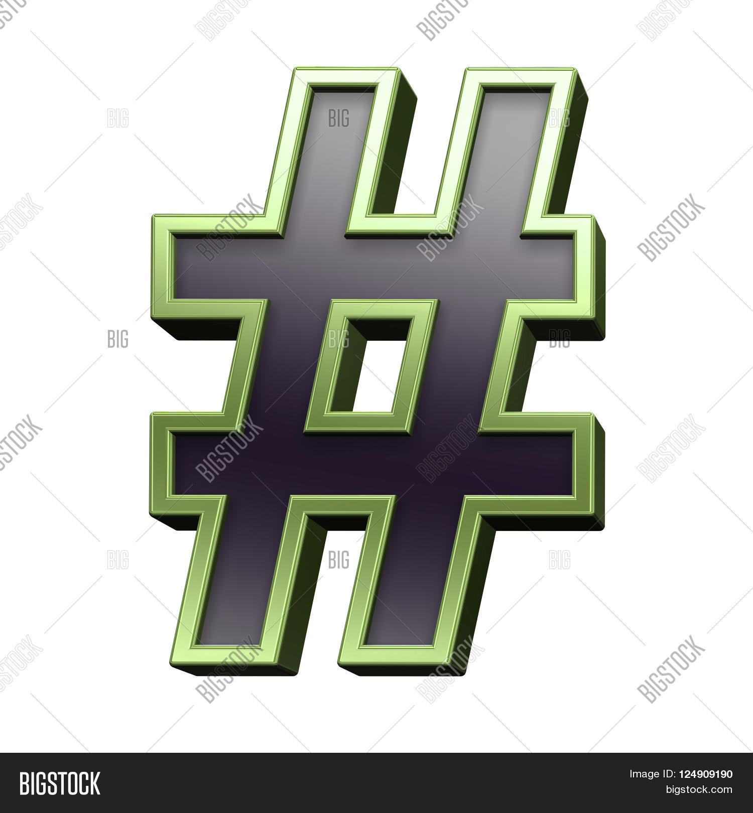 Number Mark Black Image & Photo (Free Trial) | Bigstock