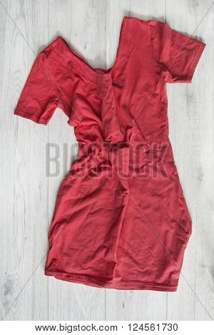 Crumpled Red Dress On Image & Photo (Free Trial) | Bigstock