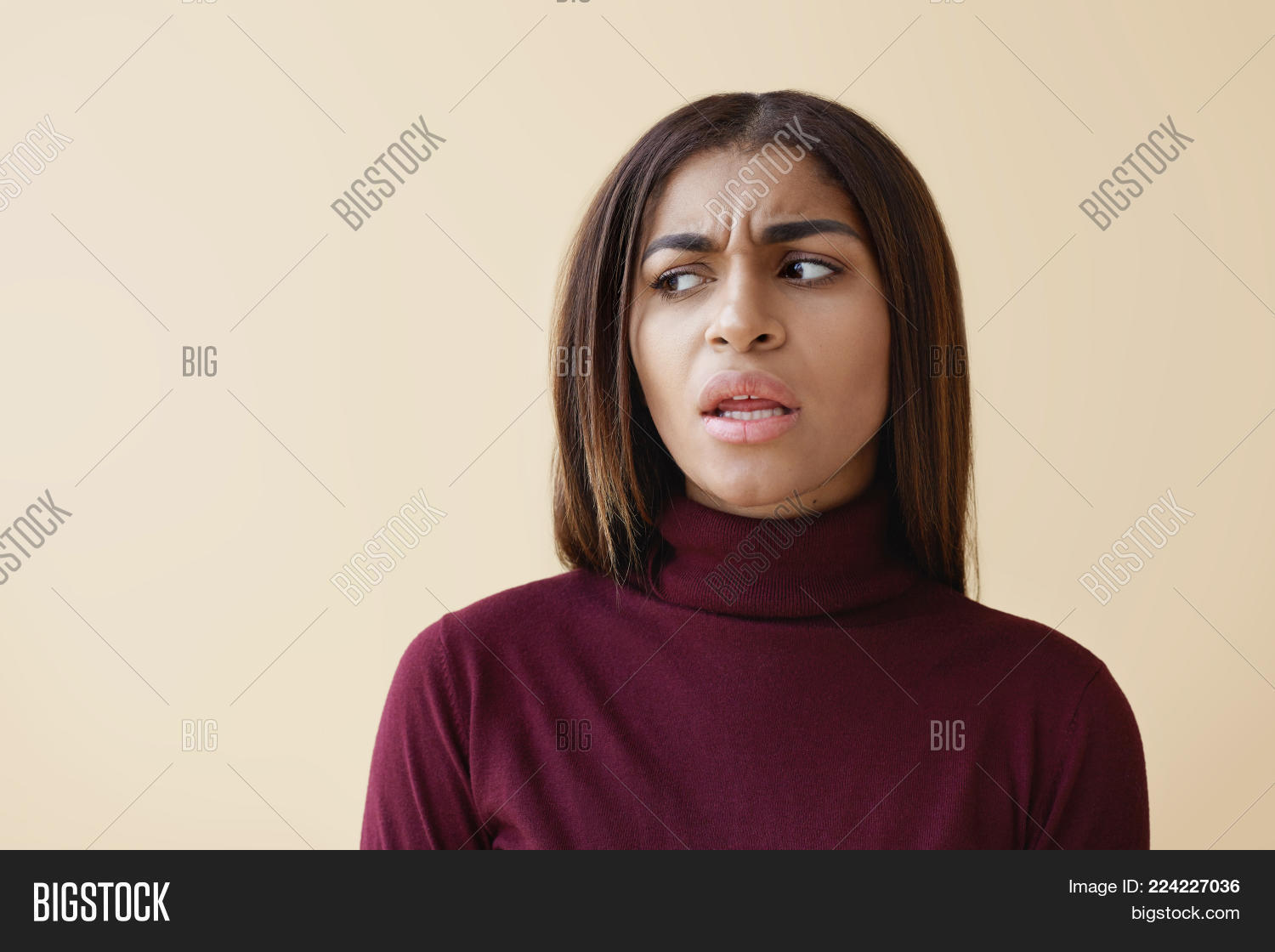 Irritated Facial Expression