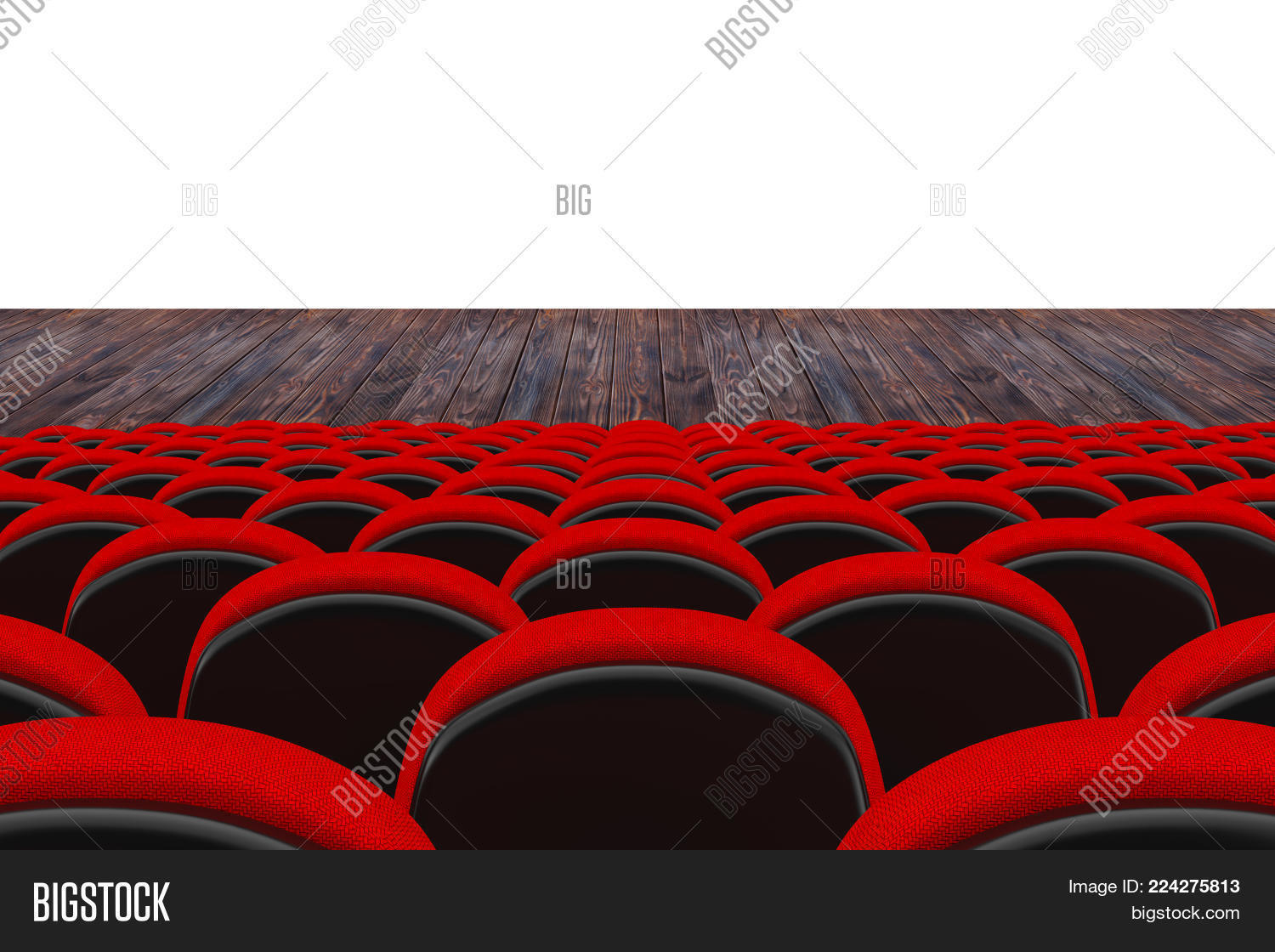 Rows Red Cinema Image & Photo (Free Trial) | Bigstock