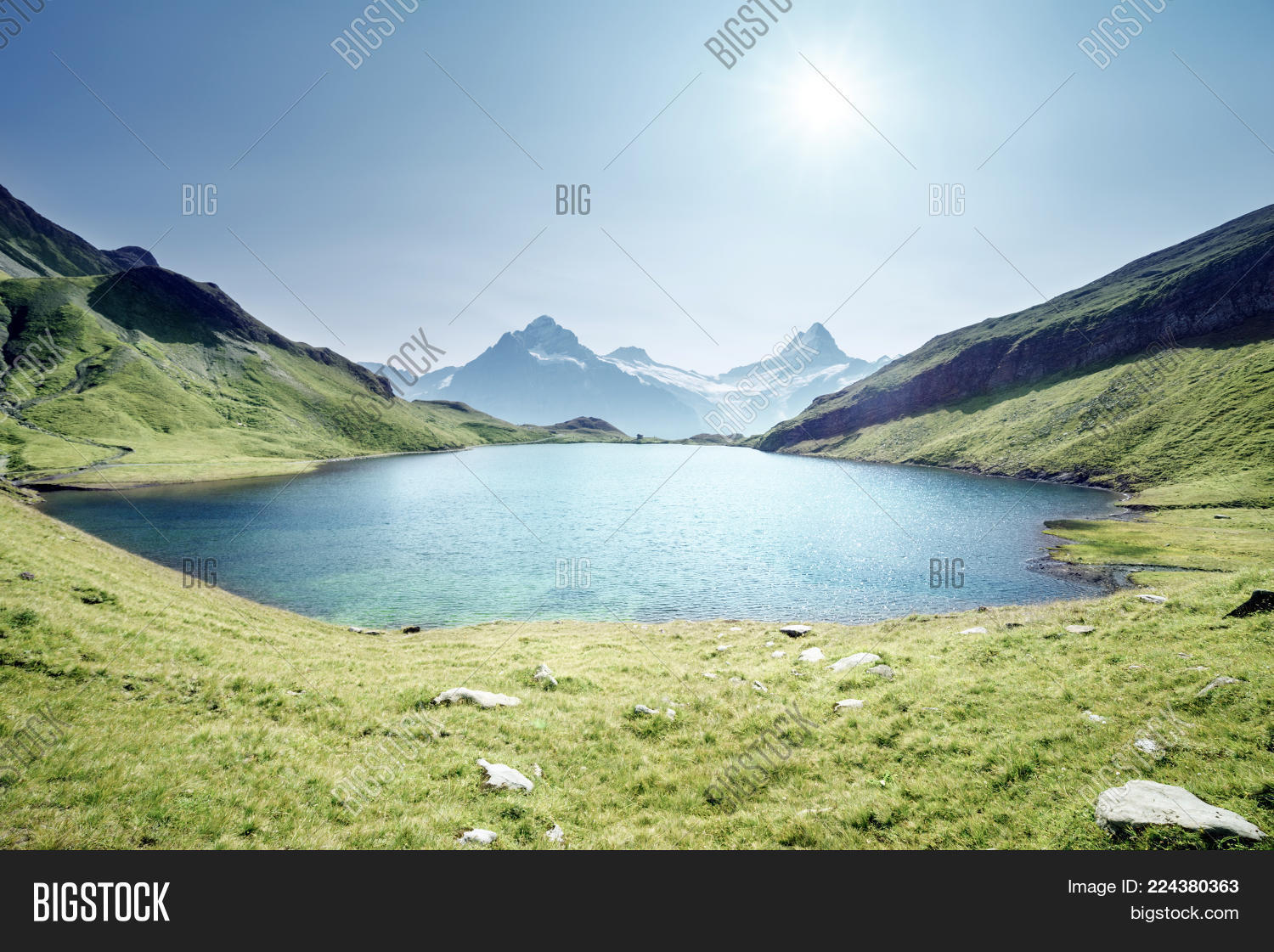 Schreckhorn Wetterhorn Image & Photo (Free Trial) | Bigstock