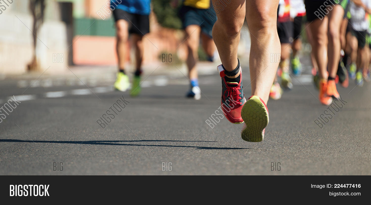 Imagen y foto Marathon Running (prueba gratis) | Bigstock