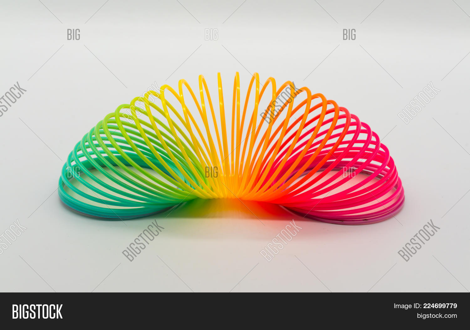 Rainbow Slinky Spring Image & Photo (Free Trial) | Bigstock
