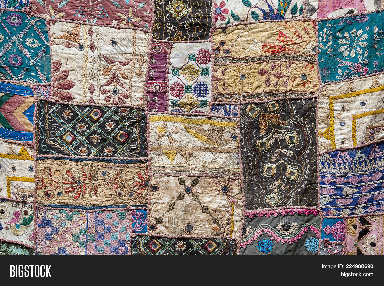 Detail Old Patchwork Image & Photo (Free Trial) | Bigstock