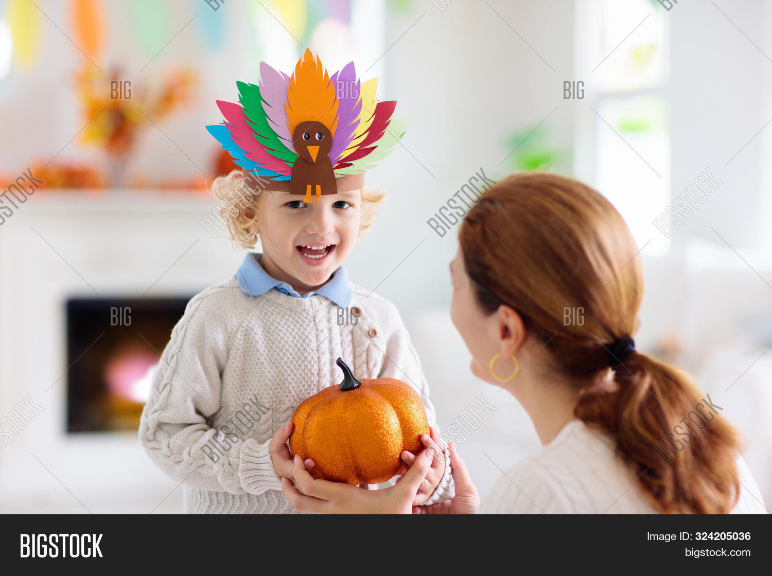 Child On Thanksgiving Image & Photo (Free Trial) | Bigstock