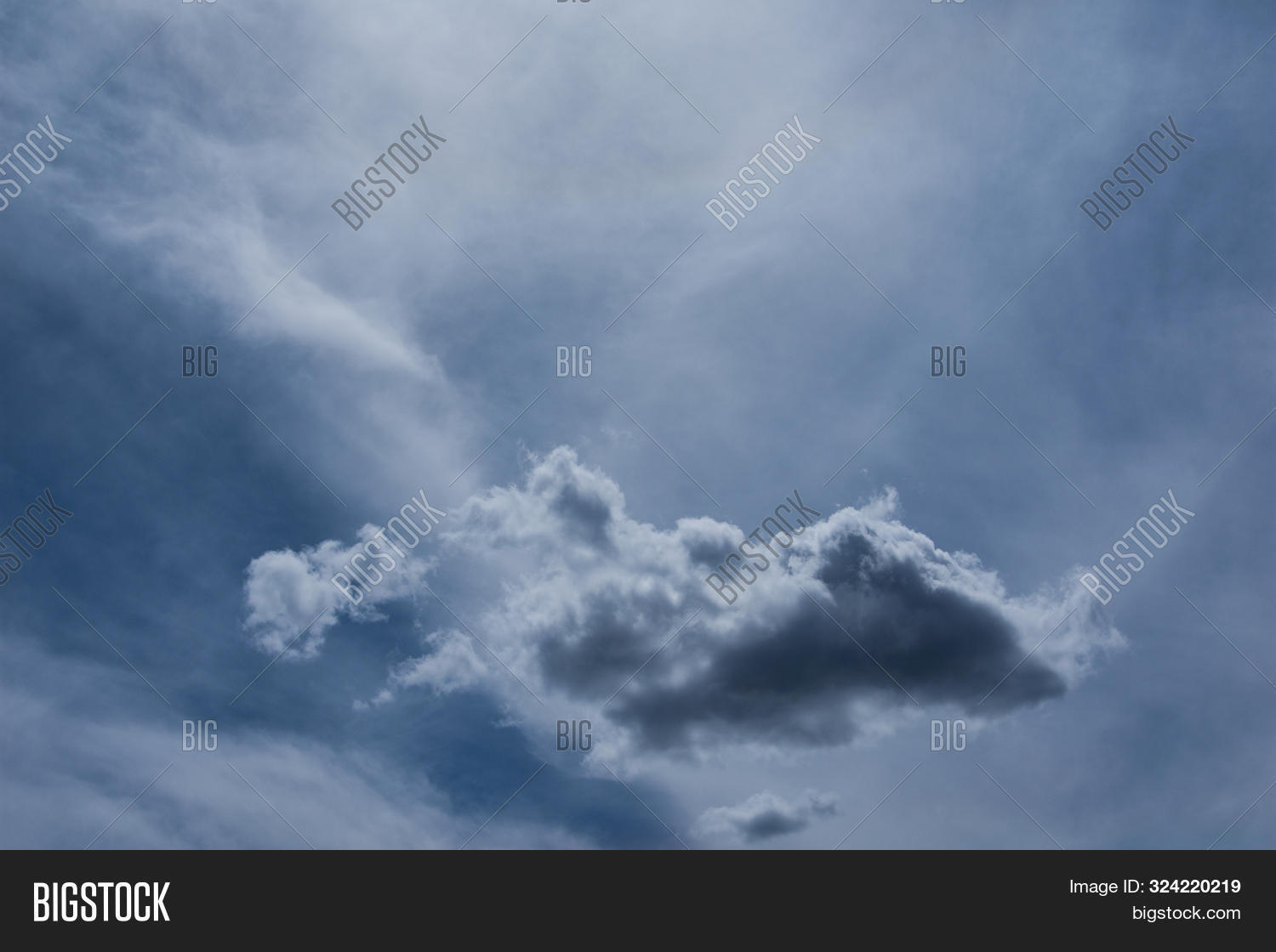 Storm Cloud. Windless Image & Photo (Free Trial) | Bigstock
