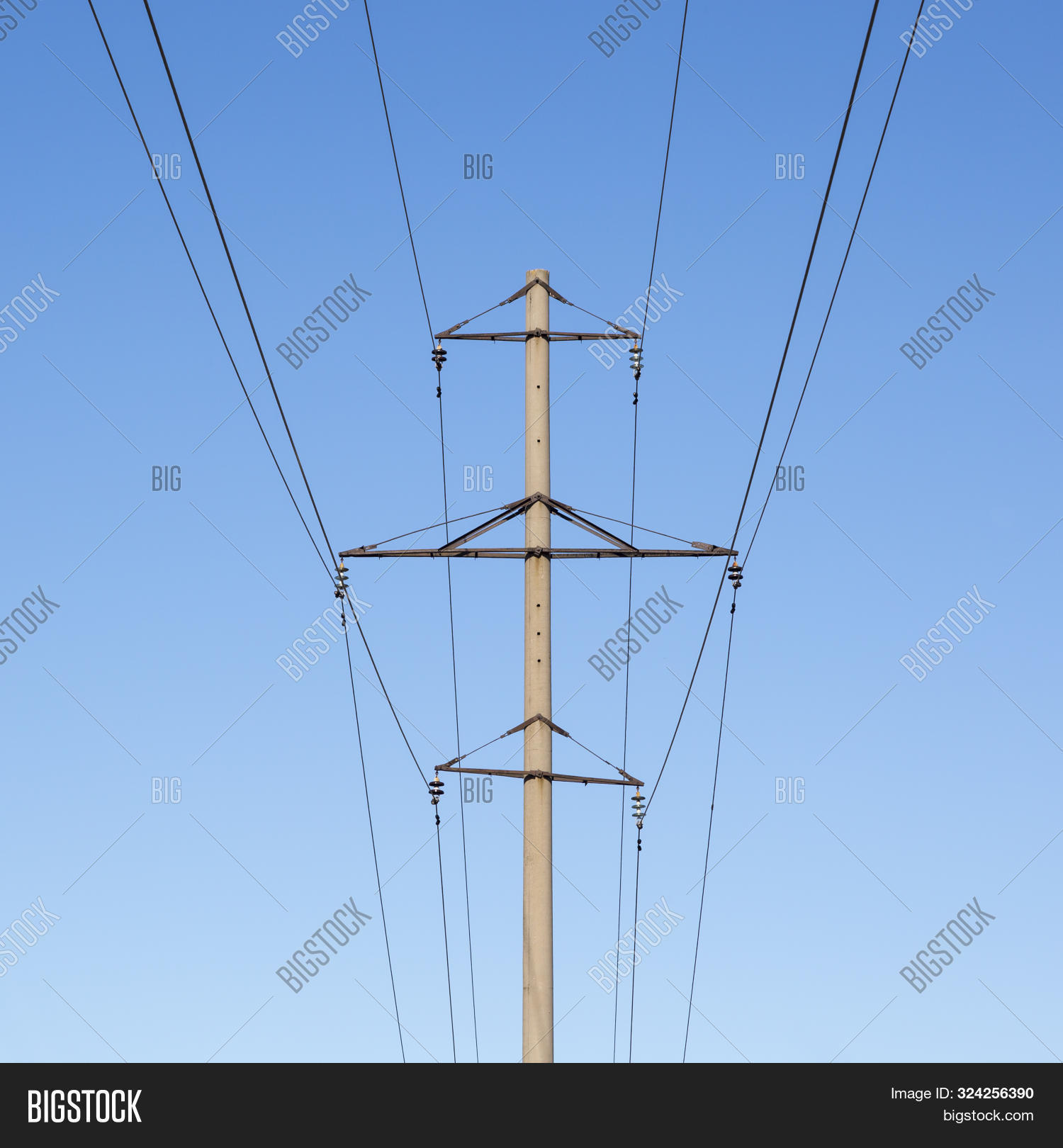 Concrete Pillar Power Image & Photo (Free Trial) | Bigstock