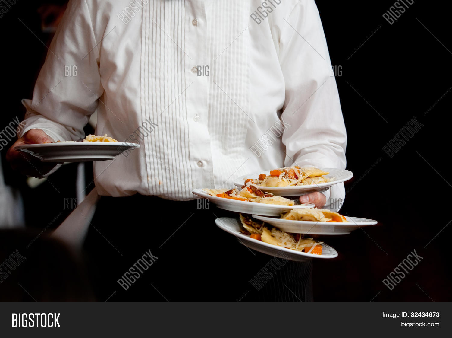 Server Wearing White Image & Photo (Free Trial) | Bigstock