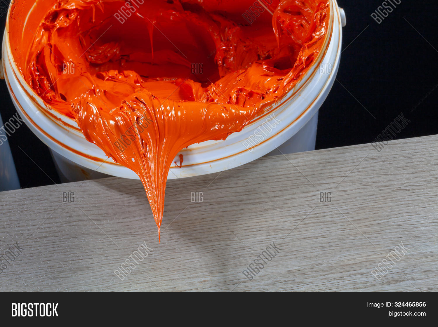 Orange Color Ink Print Image & Photo (Free Trial) | Bigstock