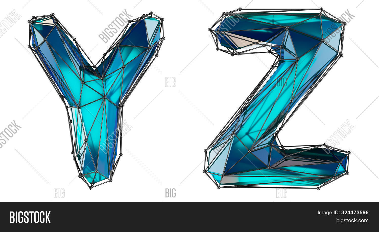 Letter Set Y, Z Made Image & Photo (Free Trial) | Bigstock