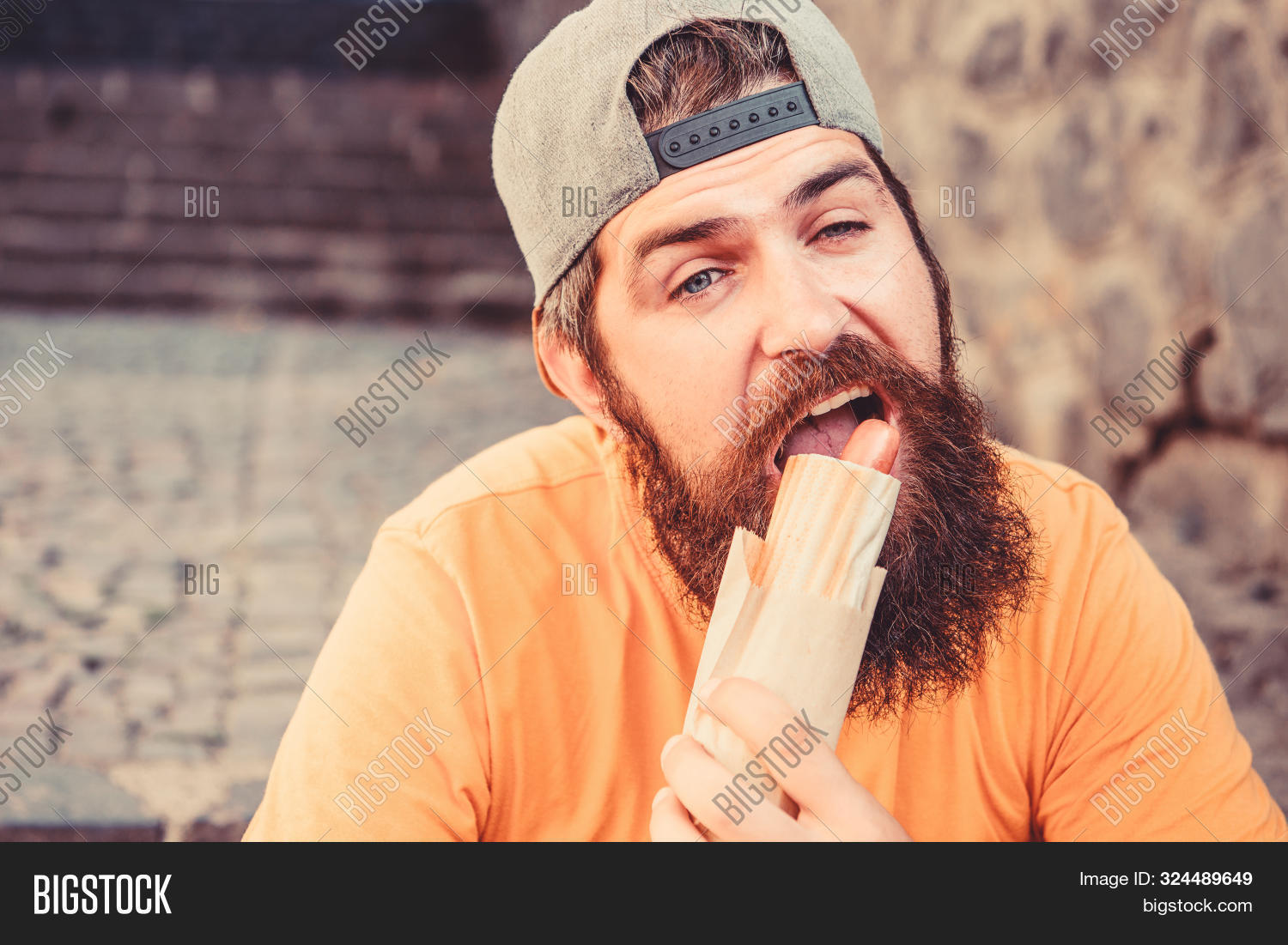Hungry Man Snack. Junk Image & Photo (Free Trial) | Bigstock