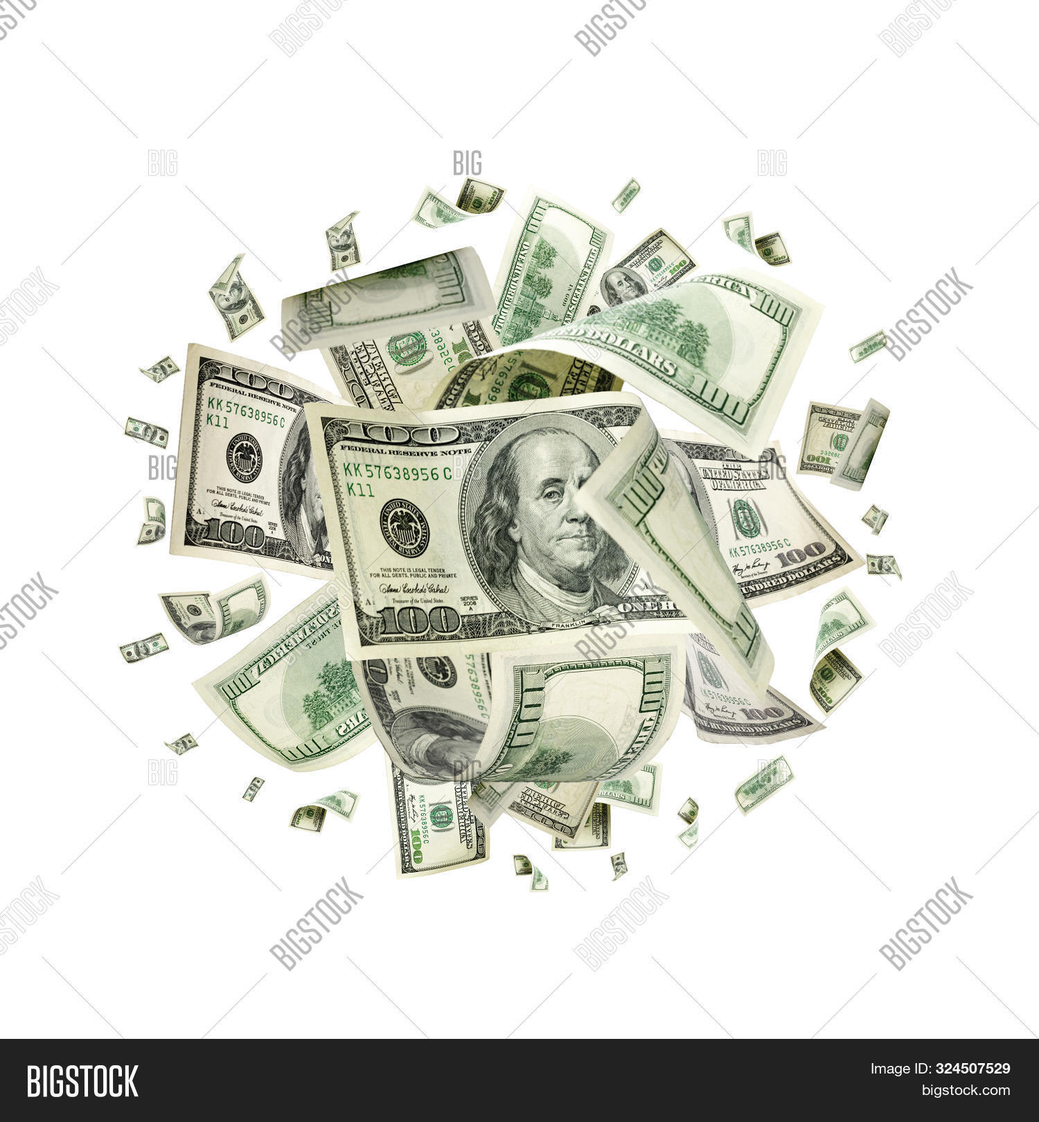 Money Falling. Image & Photo (Free Trial) | Bigstock