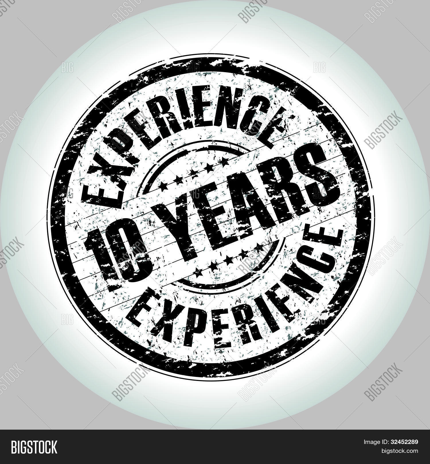 10 Years Experience Vector & Photo (Free Trial) | Bigstock