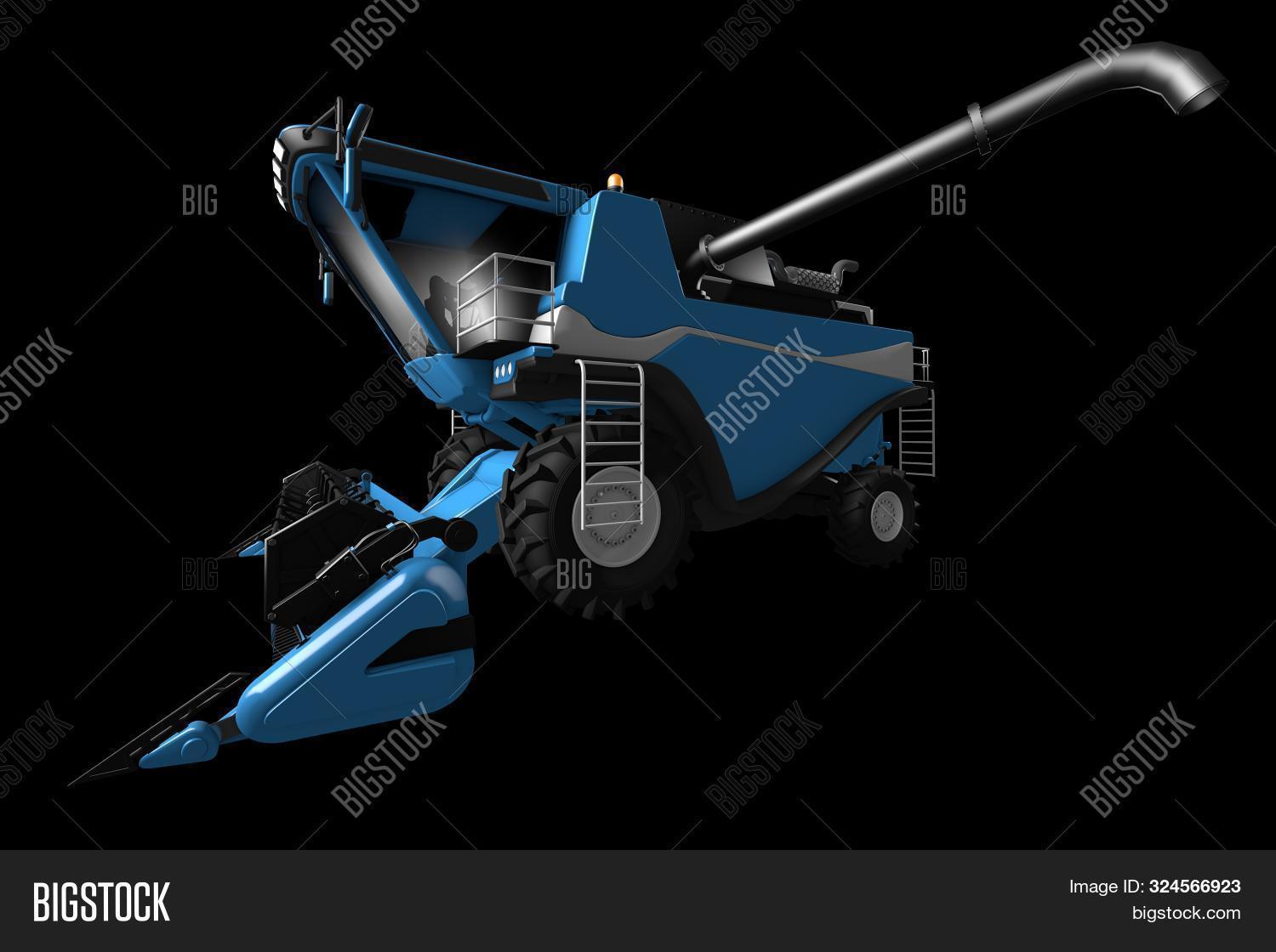 Huge Modern Blue Grain Image & Photo (Free Trial) | Bigstock