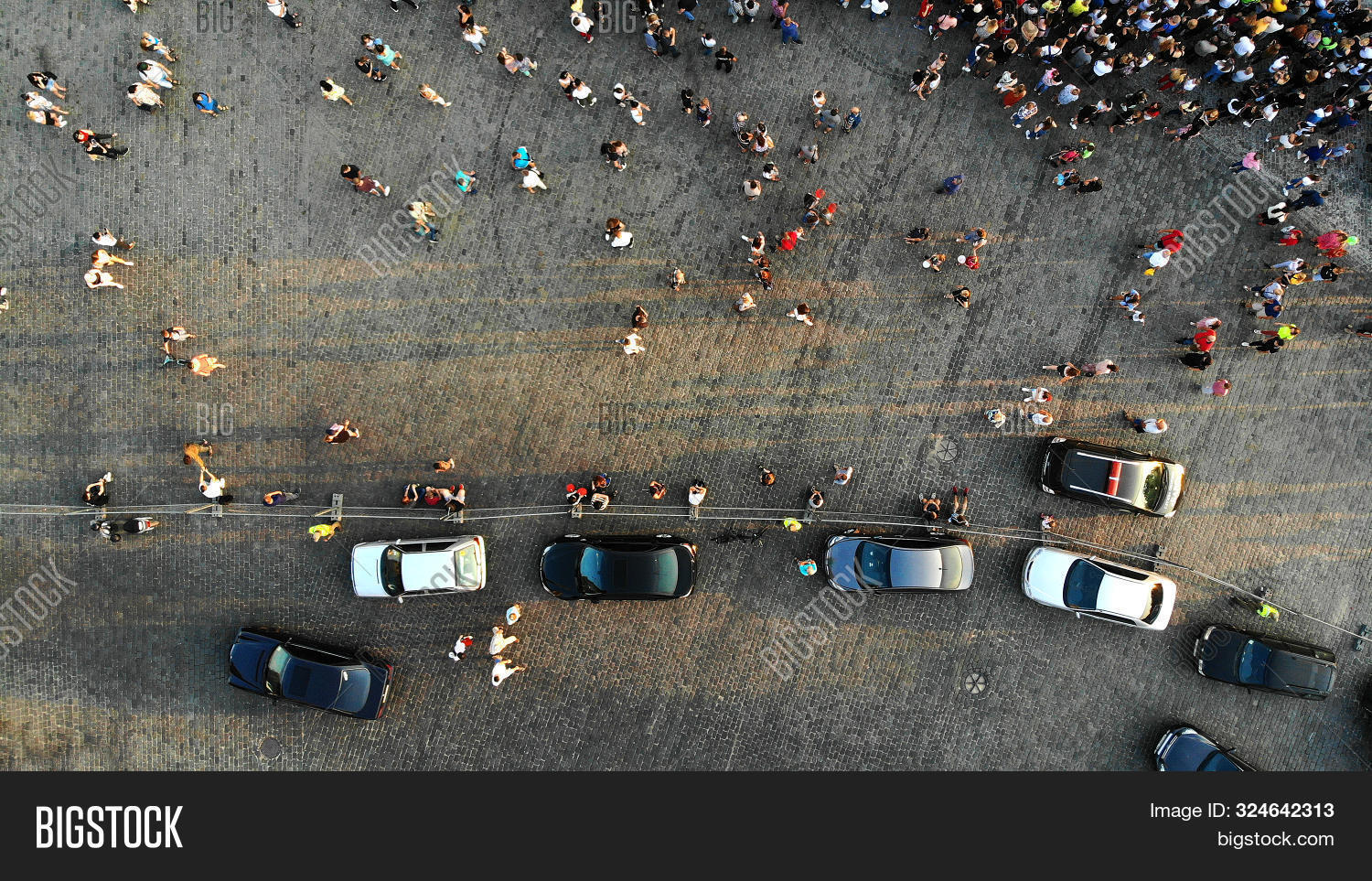 Aerial. People Crowd Image & Photo (Free Trial) | Bigstock