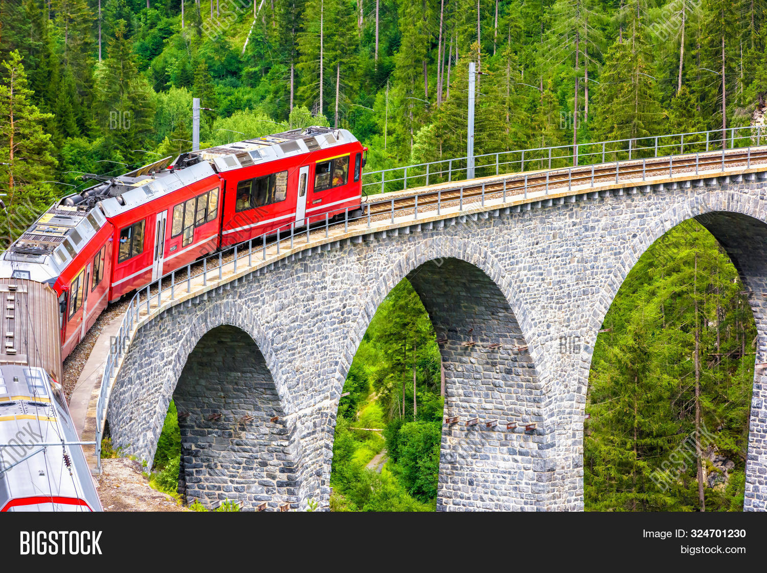 Landwasser Viaduct Image & Photo (Free Trial) | Bigstock