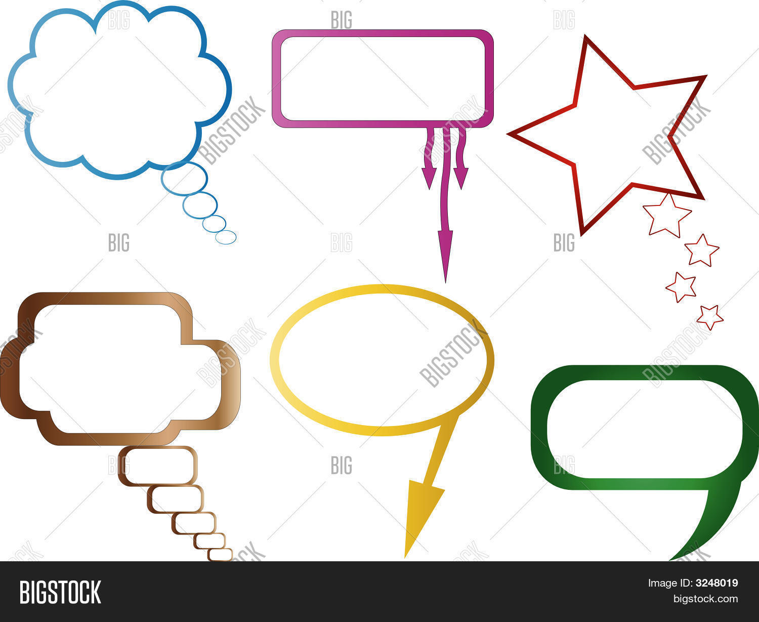 Set Different Dialog Vector & Photo (Free Trial) | Bigstock