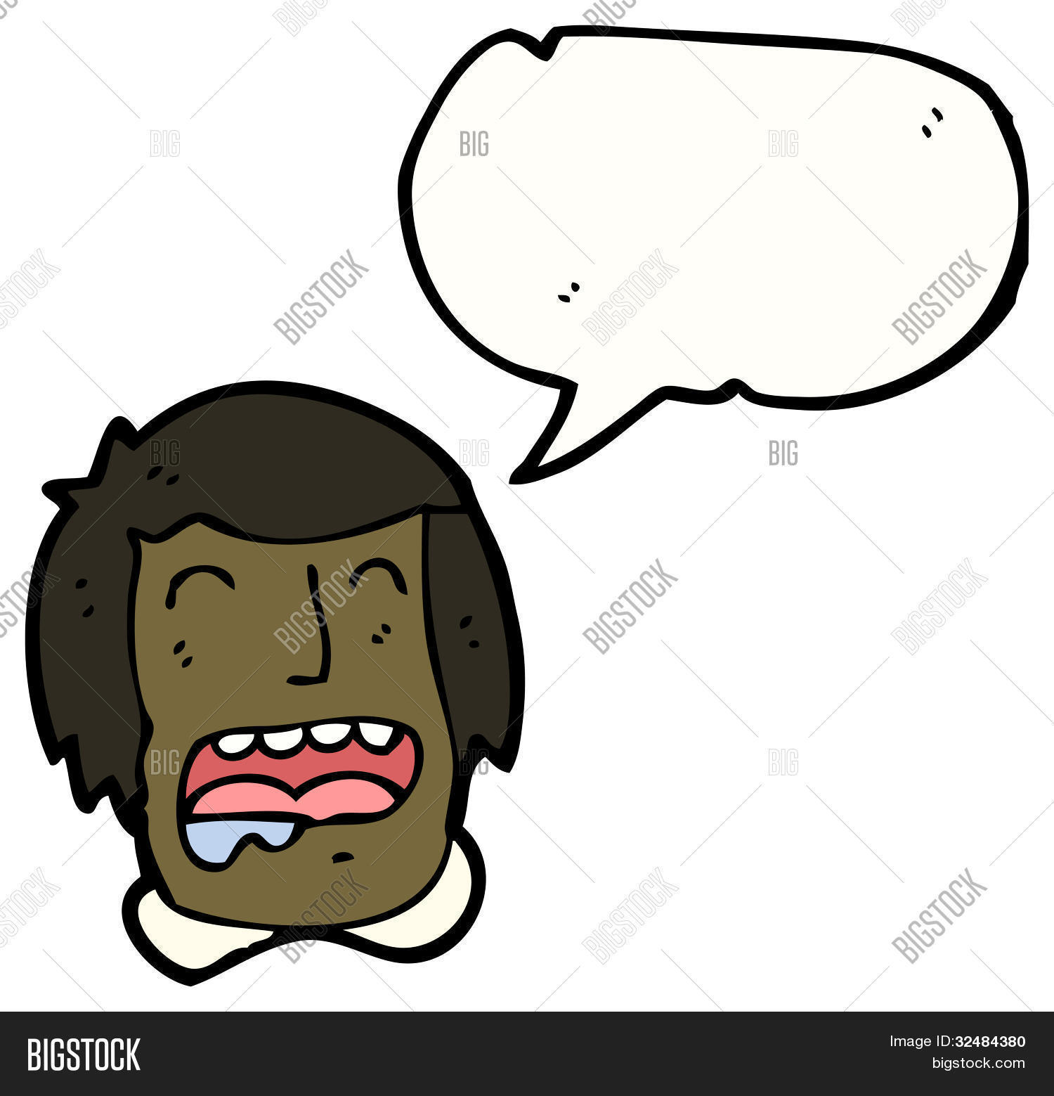 Cartoon Drooling Man Image & Photo (Free Trial) | Bigstock