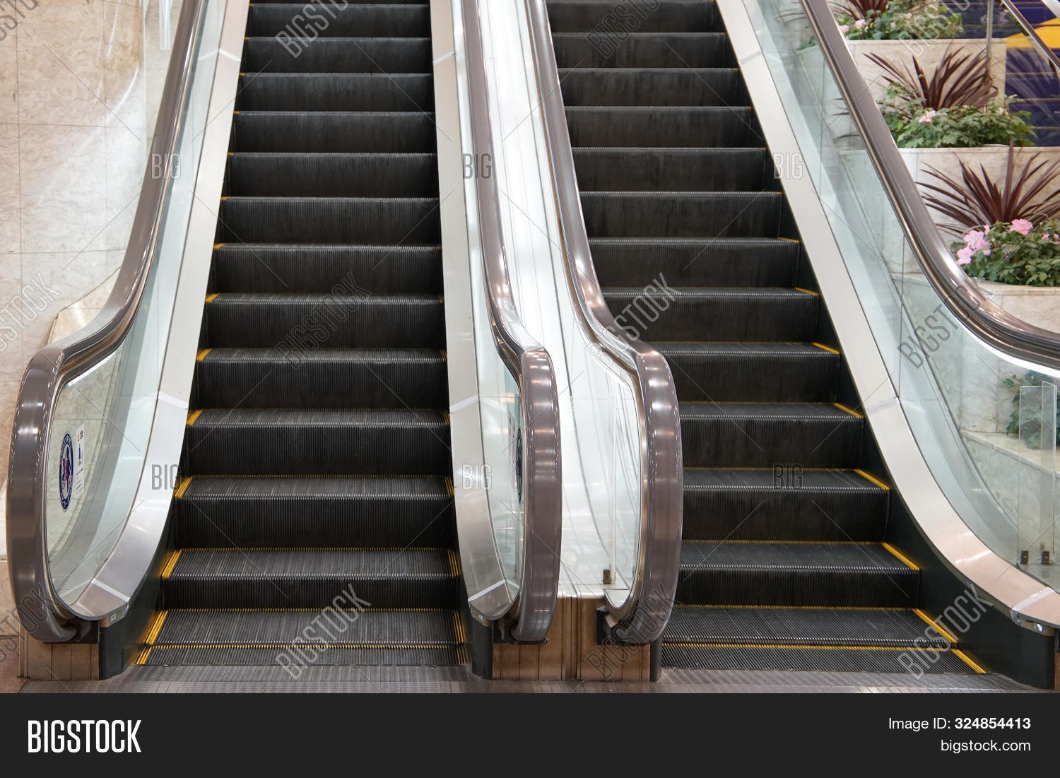 Escalator Which Links Image & Photo (Free Trial) | Bigstock