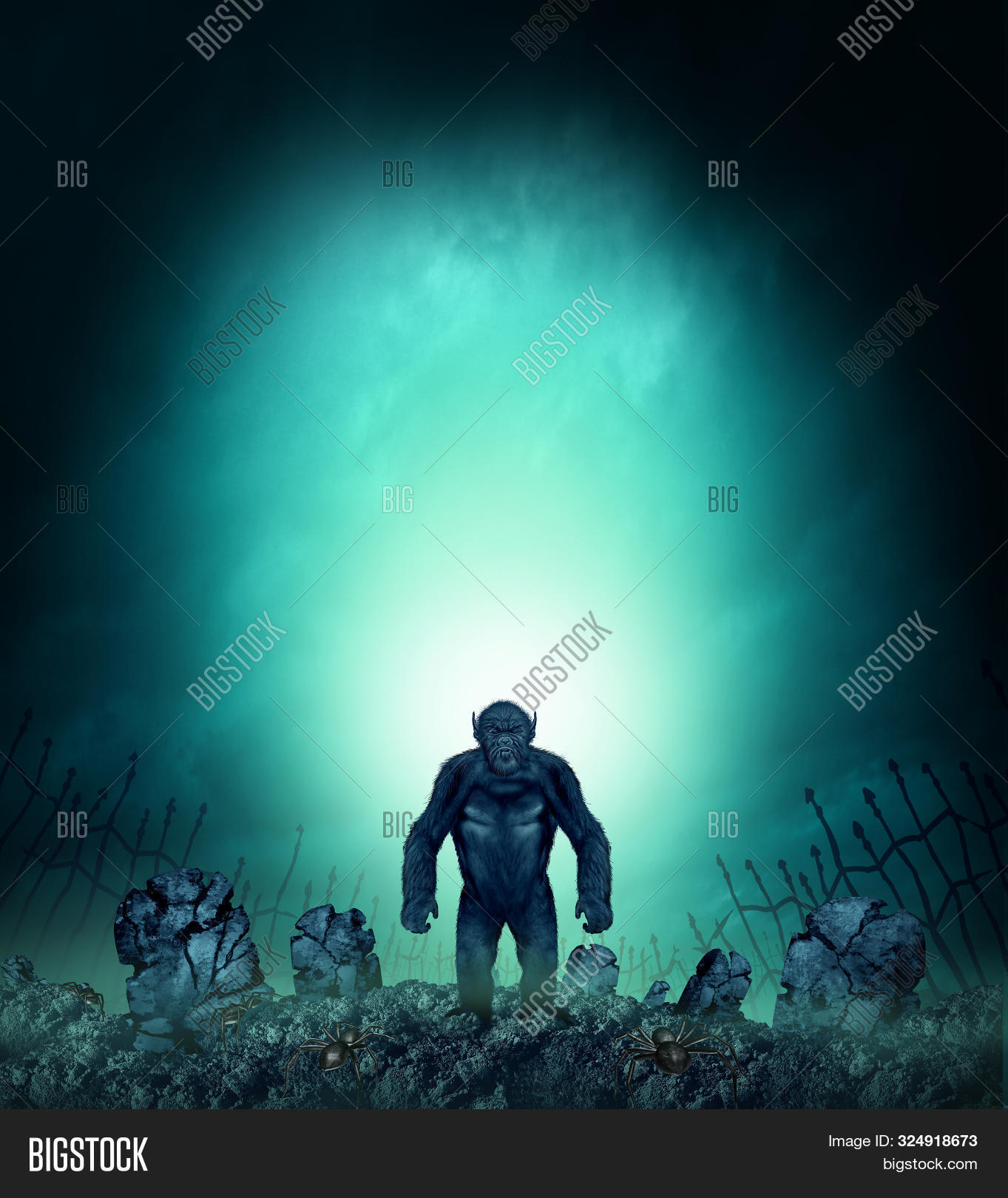 Graveyard Horror Image & Photo (Free Trial) | Bigstock