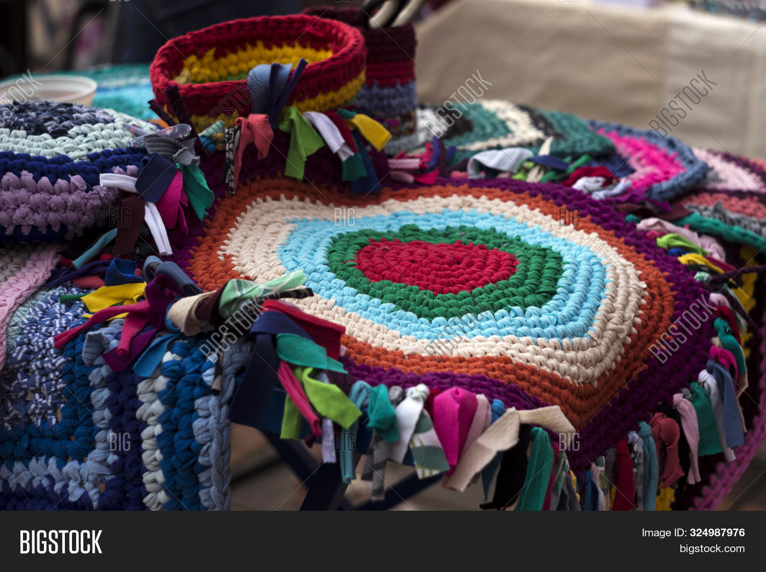 Knitted Rugs Made Image & Photo (Free Trial) | Bigstock