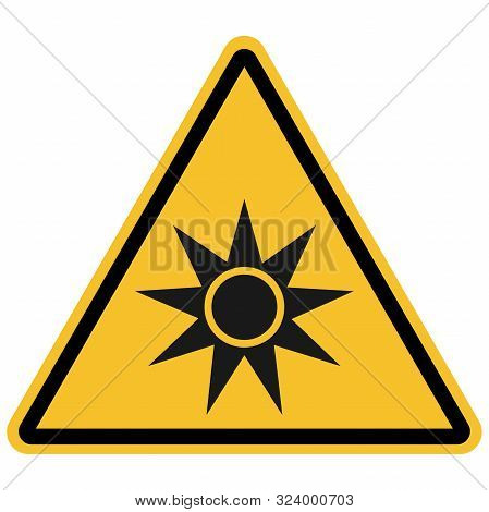 Warning Sign Optical Vector & Photo (Free Trial) | Bigstock