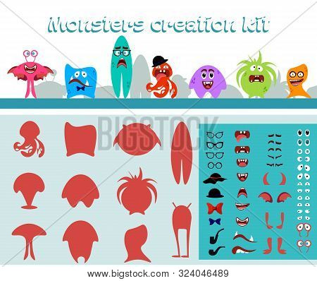 Cute Cartoon Monster Vector & Photo (Free Trial) | Bigstock