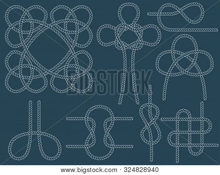 Set Nautical Knots. Vector & Photo (Free Trial) | Bigstock