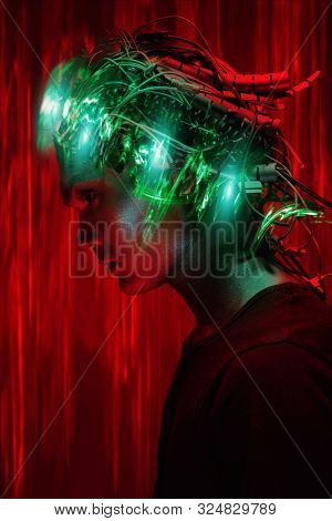 Portrait Cyborg Man Image & Photo (Free Trial) | Bigstock