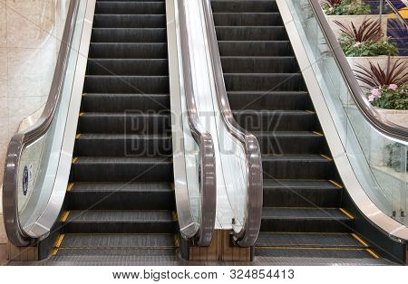 Escalator Which Links Image & Photo (Free Trial) | Bigstock