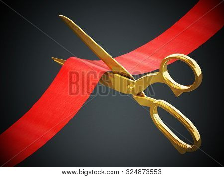 Golden Scissors Image & Photo (Free Trial) | Bigstock