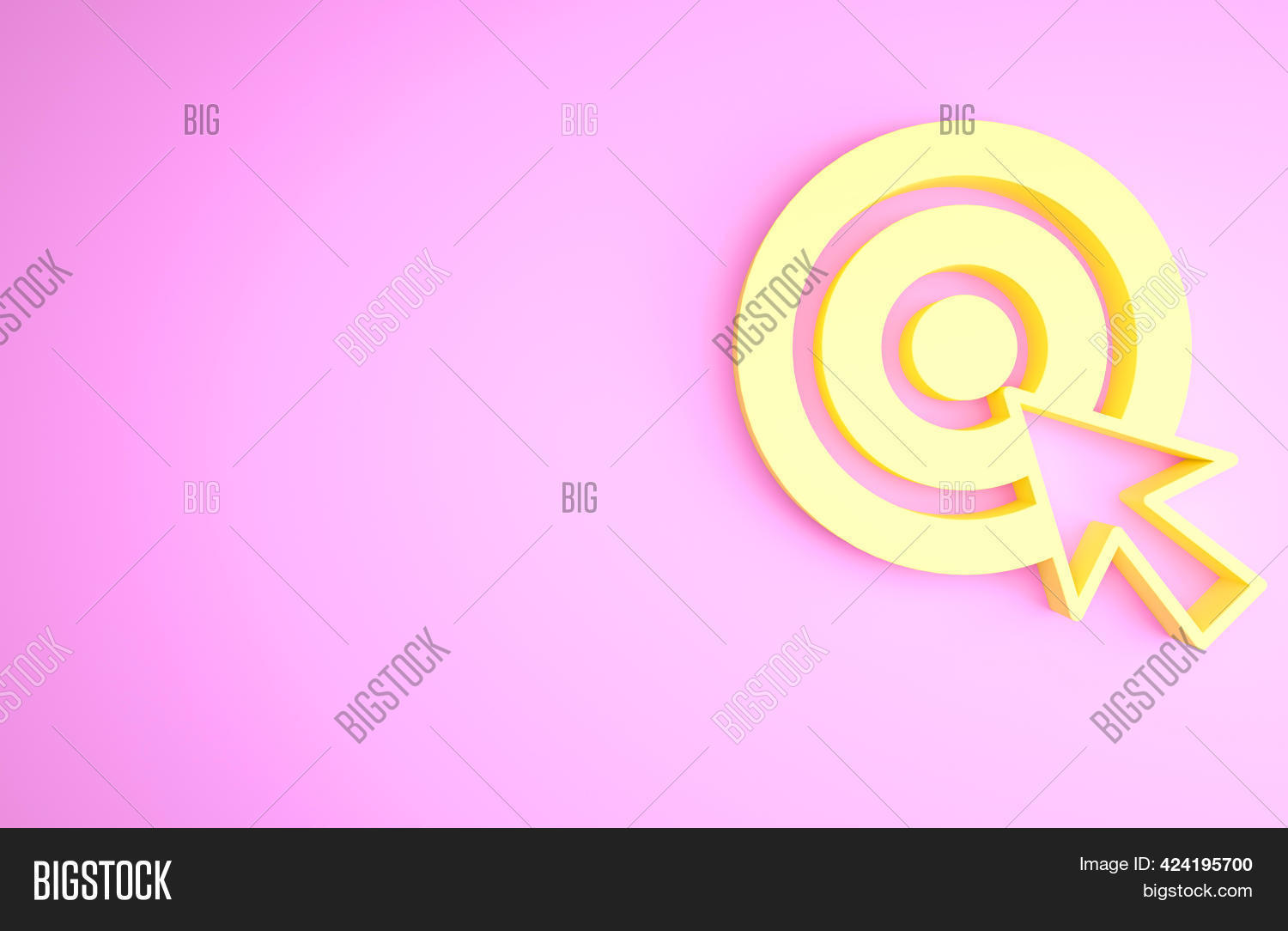 Yellow Target Arrow Image & Photo (Free Trial) | Bigstock