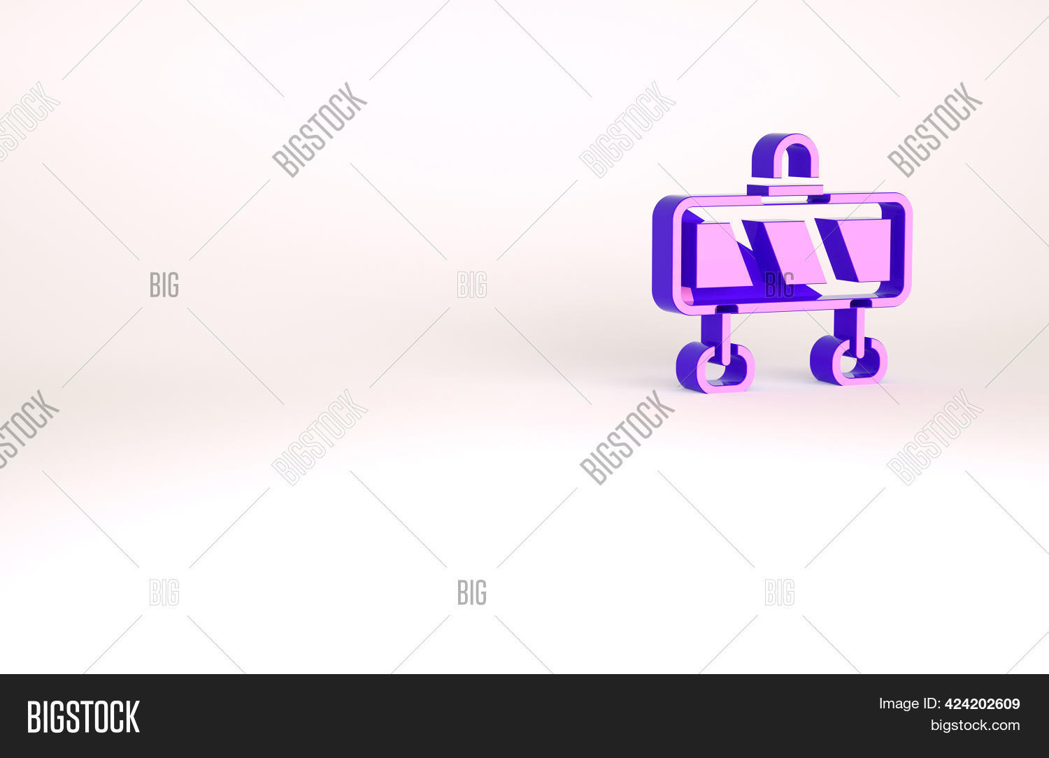Purple Road Barrier Image & Photo (Free Trial) | Bigstock